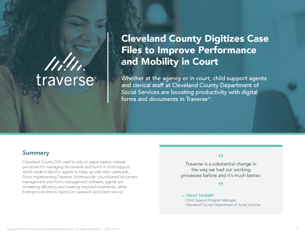 How Cleveland County Improved Child Support Case Management with Traverse