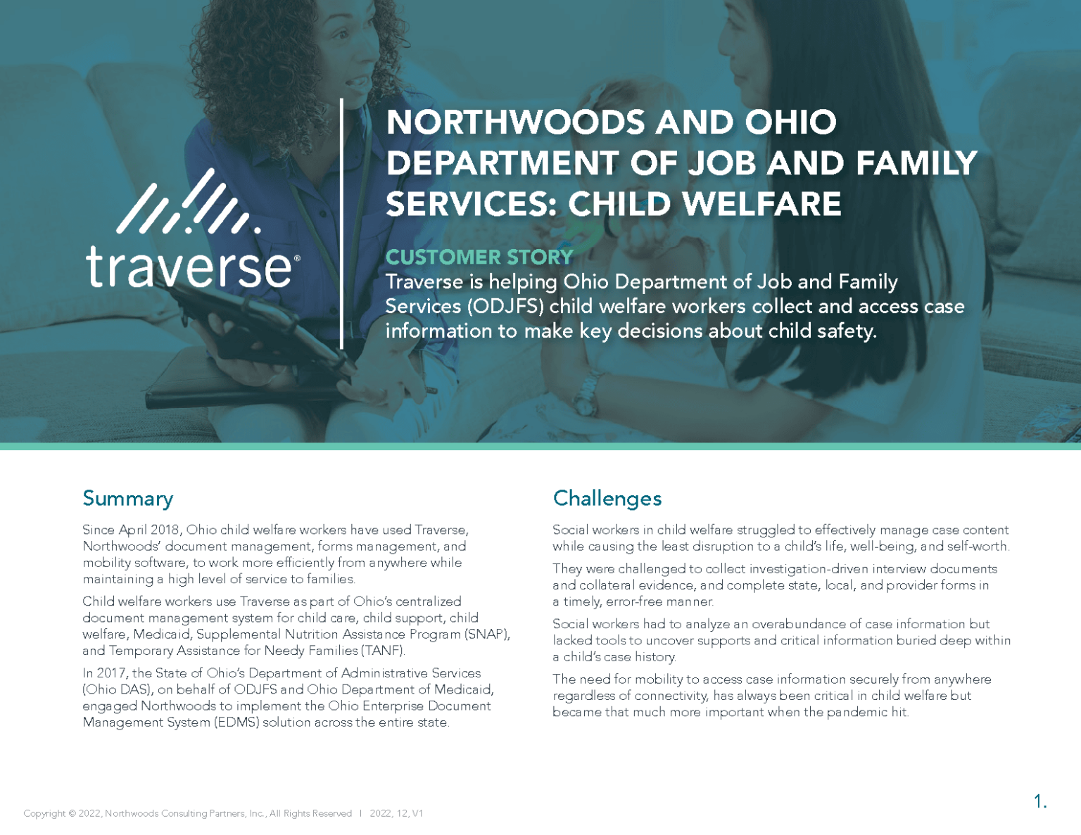 Northwoods and Ohio Department of Job and Family Services: Child ...